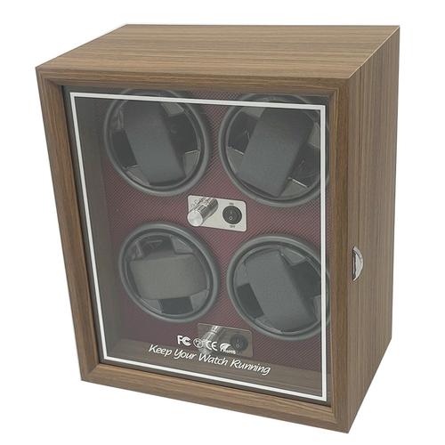 Jual Kotak Display Jam Tangan Automatic Winding Watch Box - Hitam, 4 ...