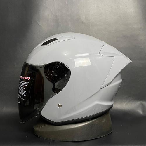 Jual HELM NHK R1 ELITE SOLID GREY GLOSSY HALF FACE NHK - Kab. Bogor ...