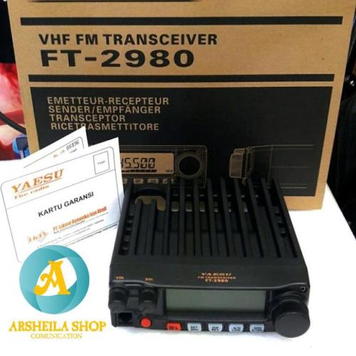 Jual Radio Rig yaesu FT 2980 vhf 80 watt original jepang - Jakarta Barat - cr media | Tokopedia