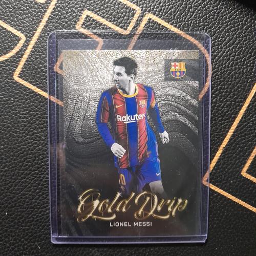 Jual lionel messi barcelona gold drip topps - Jakarta Barat - Black ...
