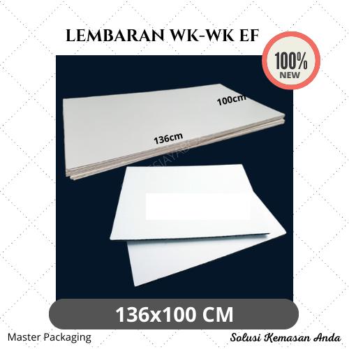 Jual Kardus/Dus/Karton Lembaran Corrugated WK-WK E Flute 2mm uk ...