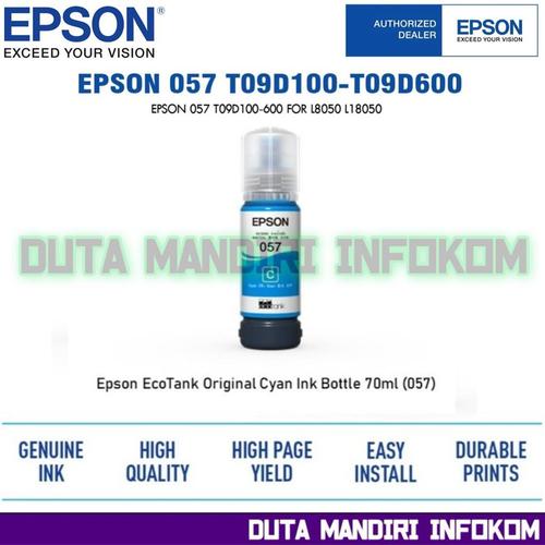 Jual Tinta Epson 057 - for Epson Photo L8050 L18050 Original T09D ...