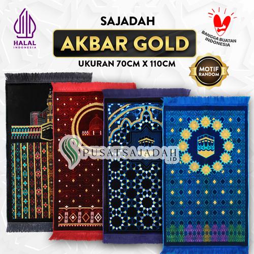 Jual Sajadah Dewasa | Akbar Gold | Uk 70 x 110 | Minimalis | Modern ...