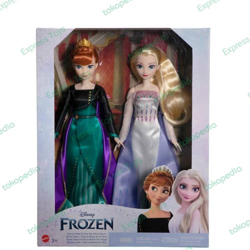 Jual Disney Frozen 2 Anna and Elsa Fashion Dolls with Signature Queen ...