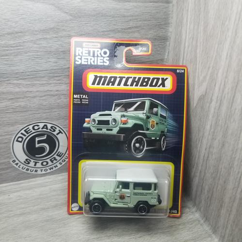 Jual matchbox retro series 1968 toyota land cruiser fj40 national parks ...