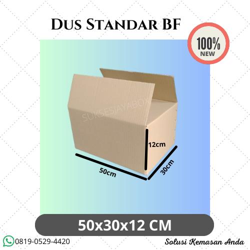 Jual DUS/KARDUS/BOX KEMASAN PINDAHAN BARANG UK 50X30X12 BFLUTE COKLAT ...