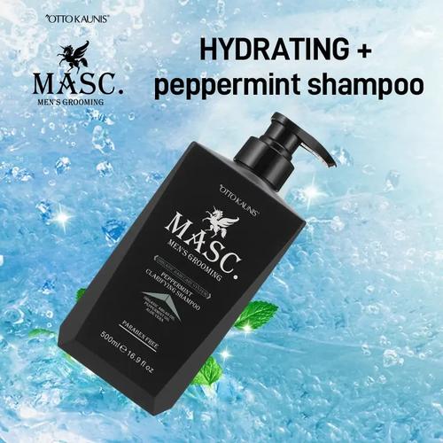 Promo Peppermint Clarifying Shampoo Luxury Organic Based MASC Men's ...