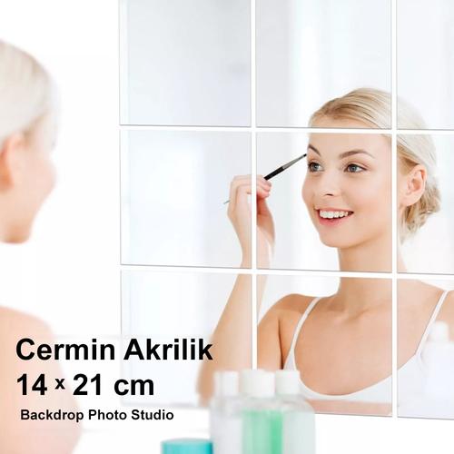 Jual RC14 STIKER CERMIN AKRILIK WALL MIRROR ACRYLIC WALL STIKER ...