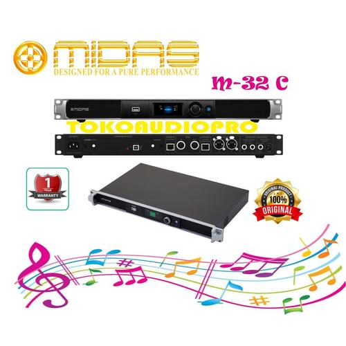 Jual MIDAS M32C DIGITAL RACK MIXER FOR INSTALLED AND LIVE SOUND ...