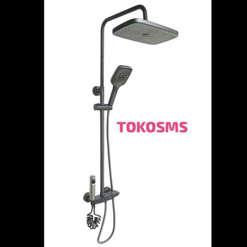 Promo shower coulumn set minimalis GREY COLUMN PIANO shower tiang set ABU Cicil 0% 3x - Jakarta ...