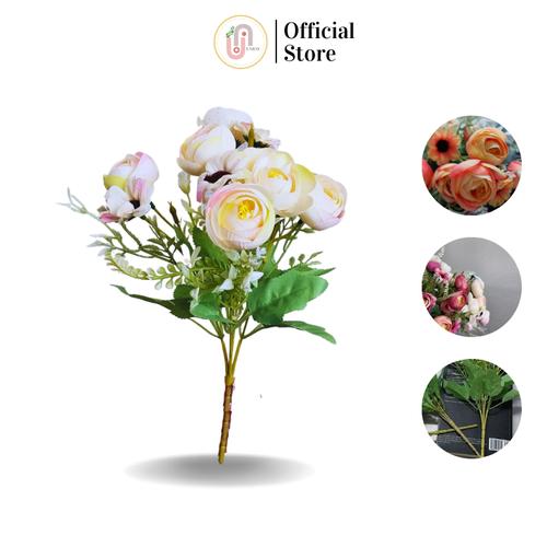Jual Tanaman Hias Bunga Tangkai Chrysanthemum Mix Artificial Dekorasi ...