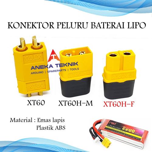 Jual Konektor Peluru Baterai Lipo Connector Plug Bullet - XT60 - Jakarta Barat - Toko Aneka ...