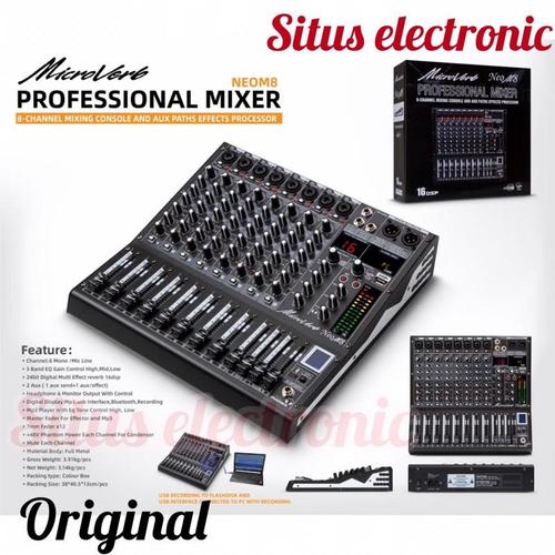 Jual MIXER MICROVERB NEO M8 ORIGINAL EFFECT DIGITAL 16DSP MIXER 8 CHANNEL - Jakarta Selatan ...