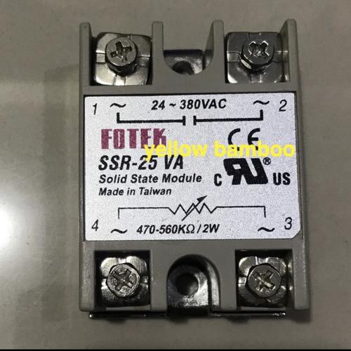 Jual Solid State Relay Fotek SSR-25 VA / SSR 25 VA 25 Amper - Jakarta Utara - I&U Yallow bamboo ...