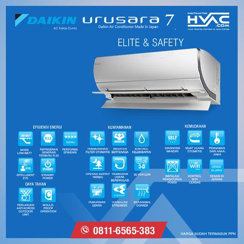 Jual AC Daikin Urusara 7 Inverter - URUSARA7 1PK - Jakarta Barat - HVAC ...
