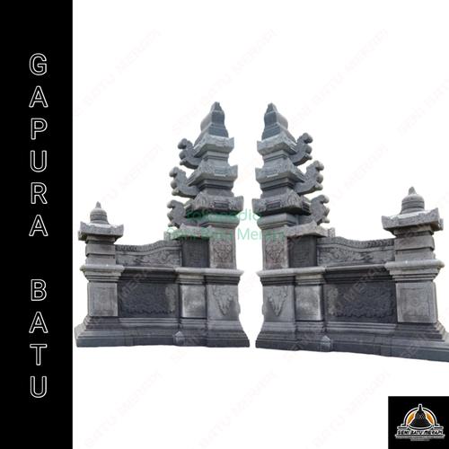 Jual Gapura bali asli batu tinggi 3m - Kab. Magelang - seni batu merapi ...