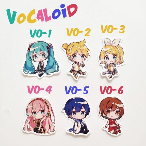 Jual Sticker Vocaloid 1 Hatsune Miku Rin Len Luka Kaito Meiko ...