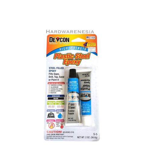 Jual DEVCON S-5 Plastic Steel Epoxy - Lem Besi Plastik Epoxy - Kota ...