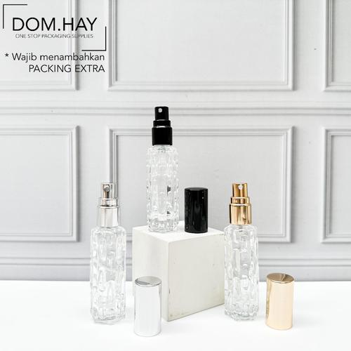 Jual 10ml Hexa Clear Botol Parfum Kosong Kaca Silinder UNIK Mini ...