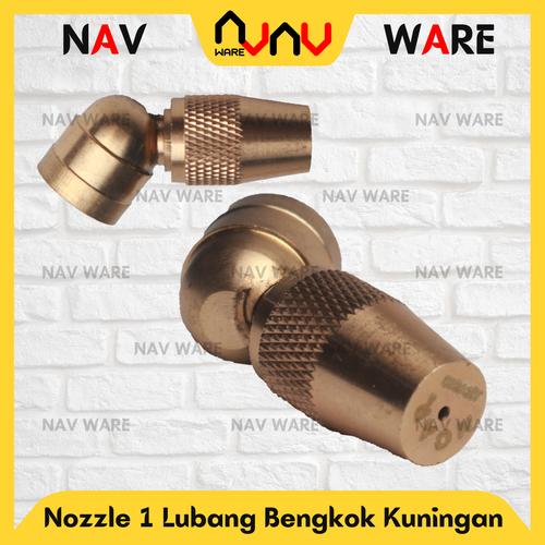 Jual Nozzle Sprayer 1 Lubang Bengkok Kuningan Mist Spuyer Elektrik ...