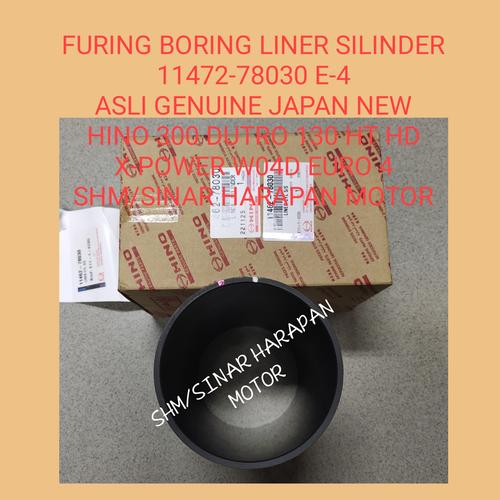 Jual LINER CYLINDER HINO 300 DUTRO EURO 4 11462-78030 ASLI FURING DUTRO ...