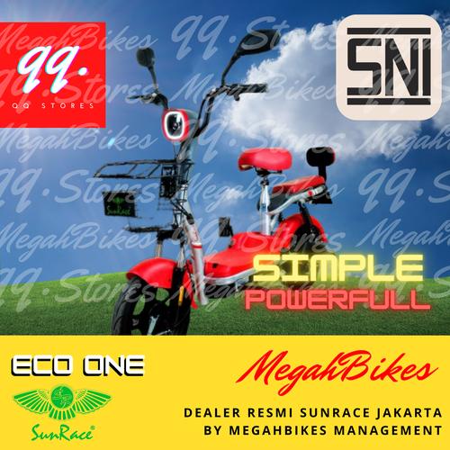 Jual SUNRACE Sepeda Listrik - ECO ONE New - Biru/Orange - Jakarta ...