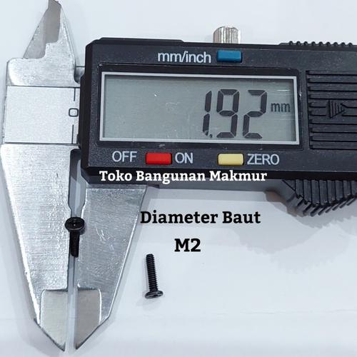 Jual Baut Komputer M2 Baut Laptop Hitam - M2x3, JF Flat - Jakarta ...