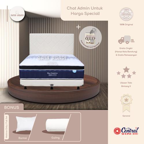 Promo Springbed Central Blue Sapphire/ Kasur Central Blue Sapphire ...
