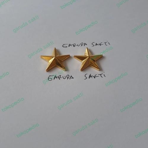 Jual pin bintang 2,5 cm polos - gold, 2,5 cm - Jakarta Timur - garuda ...