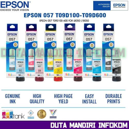 Jual Tinta Epson 057 - for Epson Photo L8050 L18050 Original T09D ...