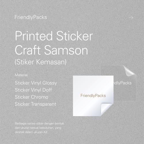 Promo Custom Cetak Desain Label Sticker / Stiker Label - Persegi ...