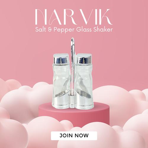 Jual NARVIK Salt and Pepper Shaker | Tempat Garam Merica Kaca - Jakarta ...