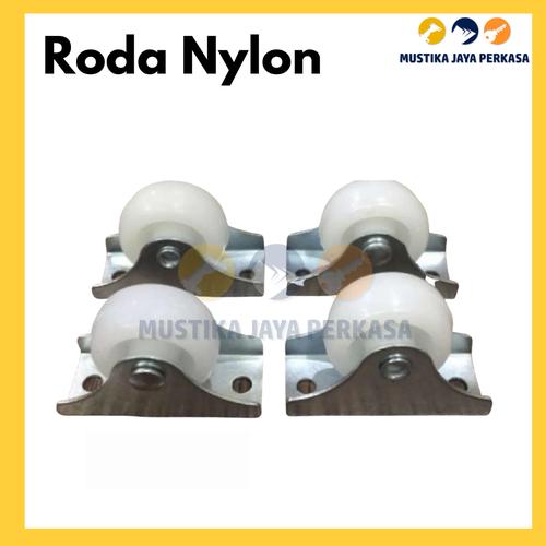 Jual Roda Nylon Nilon 1 Inch Troli Troley PVC Merah Putih - Mati - Kab ...