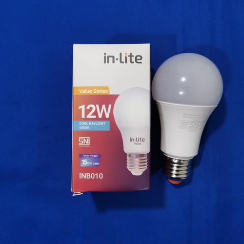 Jual INB010 12W E27 Lampu LED Bulb Value Inlite - Putih - Kota ...