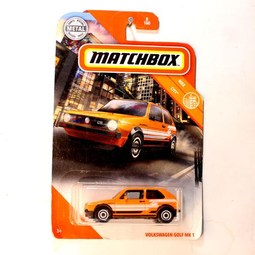 Jual Matchbox Volkswagen Golf MK1 MK 1 Orange Varian Card Reguler Rare ...