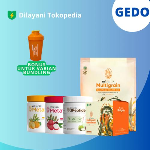 Jual mGanik Metafiber Diabetes 3Peptide Jantung Multigrain Meta fiber ...