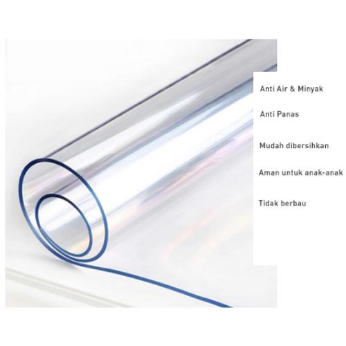 Jual Taplak meja Plastik 2mm mika PVC Lentur Bening bisa custom - 120x120 - Jakarta Utara ...