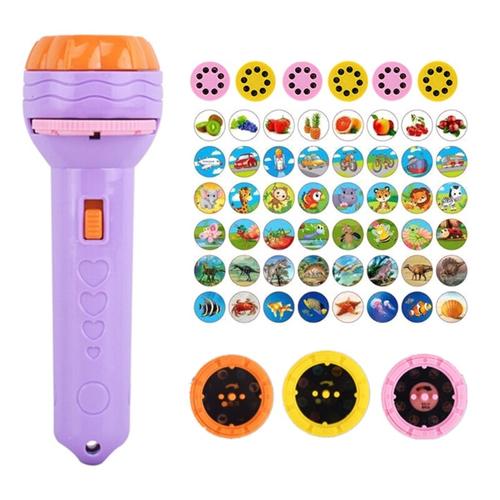 Promo Senter Lampu Proyektor Gambar Lucu Mainan Anak - Ungu - Jakarta ...