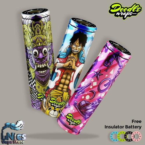 Promo Doodle Wraps Original Indonesia Hand Drawn Battery Wrap by ...