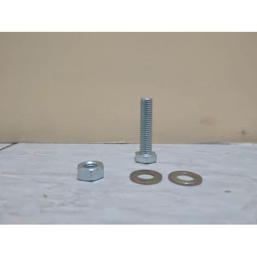 Jual BAUT MUR HEXAGONAL M12 X 50 MM TERMASUK RING ISI 10 PCS PER PACK ...