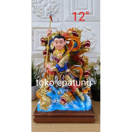 Jual patung dewa nacha / naca / locia 9 naga fiber 12 inch - l ...