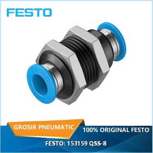 Jual FESTO 153159 QSS-8 Push-in bulkhead connector - Kab. Tangerang - GROSIR PNEUMATIC | Tokopedia