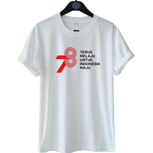 Jual kaos hut ri ke 78 dewasa / kaos HUT putih / kaos kemerdekaan - Jakarta Barat - taktik ...