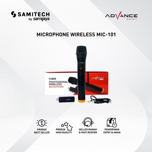 Jual Wireless Microphone ADVANCE Mic 101 / MIC101 / MIC-101 BERGARANSI - Kab. Ponorogo ...