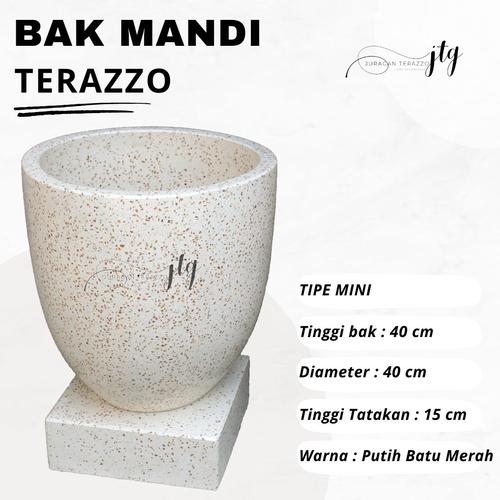 Promo BAK MANDI TERASO UNIK MINIMALIS BAK MANDI MARMER TIPE MINI BATU ...