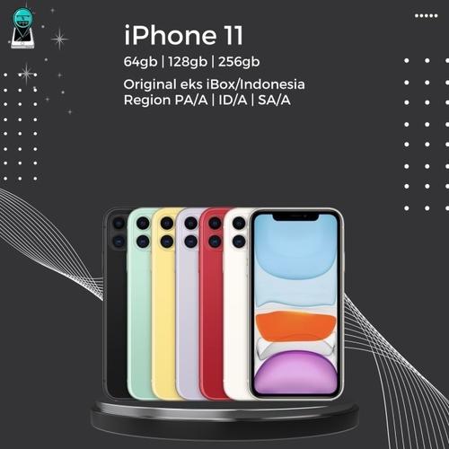 Jual iPhone 11 64gb 128gb 256gb Second Original ex iBox/Indonesia ...