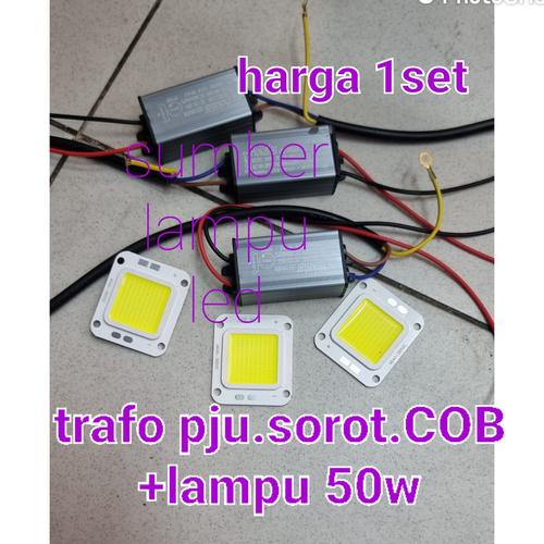 Jual mata led pju cobra 50w 50 watt + trafo led 50watt driver led 50 w - mata saja - Jakarta ...
