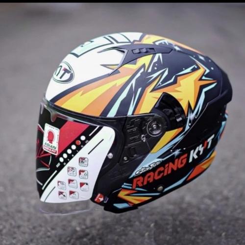 Jual Helm KYT NFJ Jaume Masia Matt Doff NFJ Halface FG JET - S - Kota ...