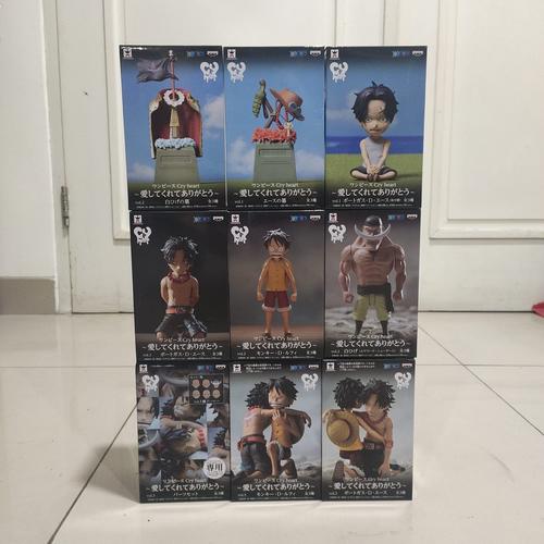 Jual One Piece Figure Dxf Cry Heart FULL set luffy ace wb misb ORIGINAL ...