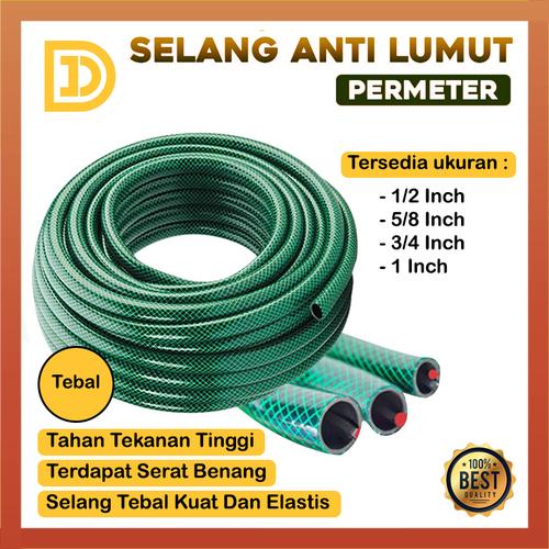 Jual Selang Air Serat Benang Elastis 1/2 5/8 3/4 1 Inch Tebal Anti ...